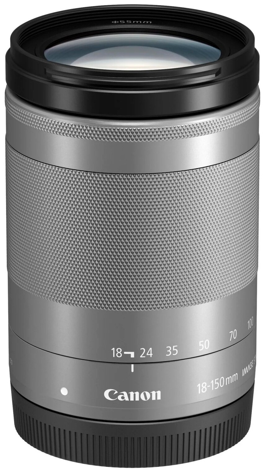 Объектив Canon EF-M 18-150 mm f/3.5-6.3 IS STM , серебристый