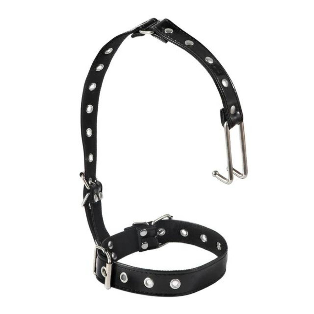 Сексуальный БДСМ-бондаж, ошейник с крючком для носа, SM-инструменты для взрослых игр, ограничения, регулируемый размер, эротические товары, секс-игрушки для пар
