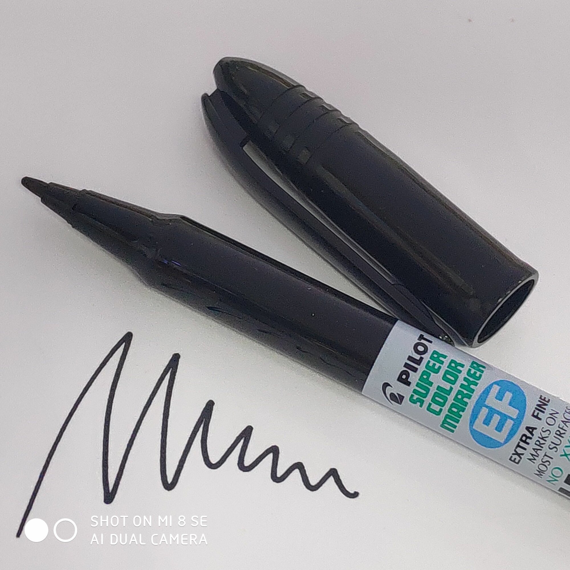 Маркер перманентный 0.9 мм Pilot SCAN-EF-B.