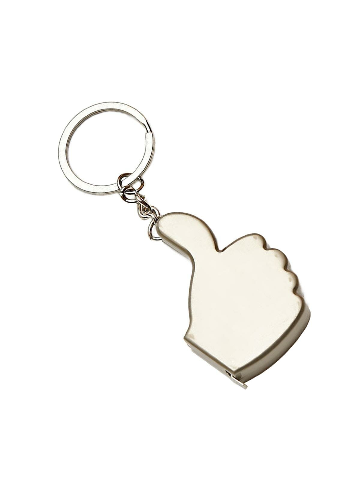 Стальная рулетка с прозрачной шкалой и брелоком для ключей небольшого размера для дома