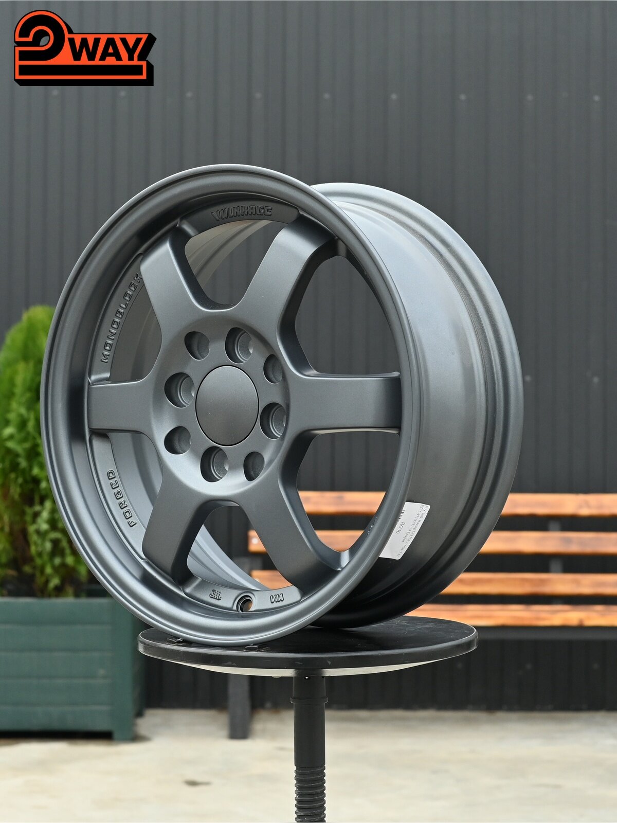 Литой диск Taigiro Volk Racing TE37SL Стиль, R14, 5.5 J, ET+35, 4x100, 4х114.3, графит