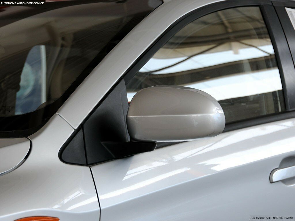 Зеркало заднего вида для пассажирской стороны Chery Fengyun 2 с поворотником и стеклом - Серебристый цвет автозапчасть