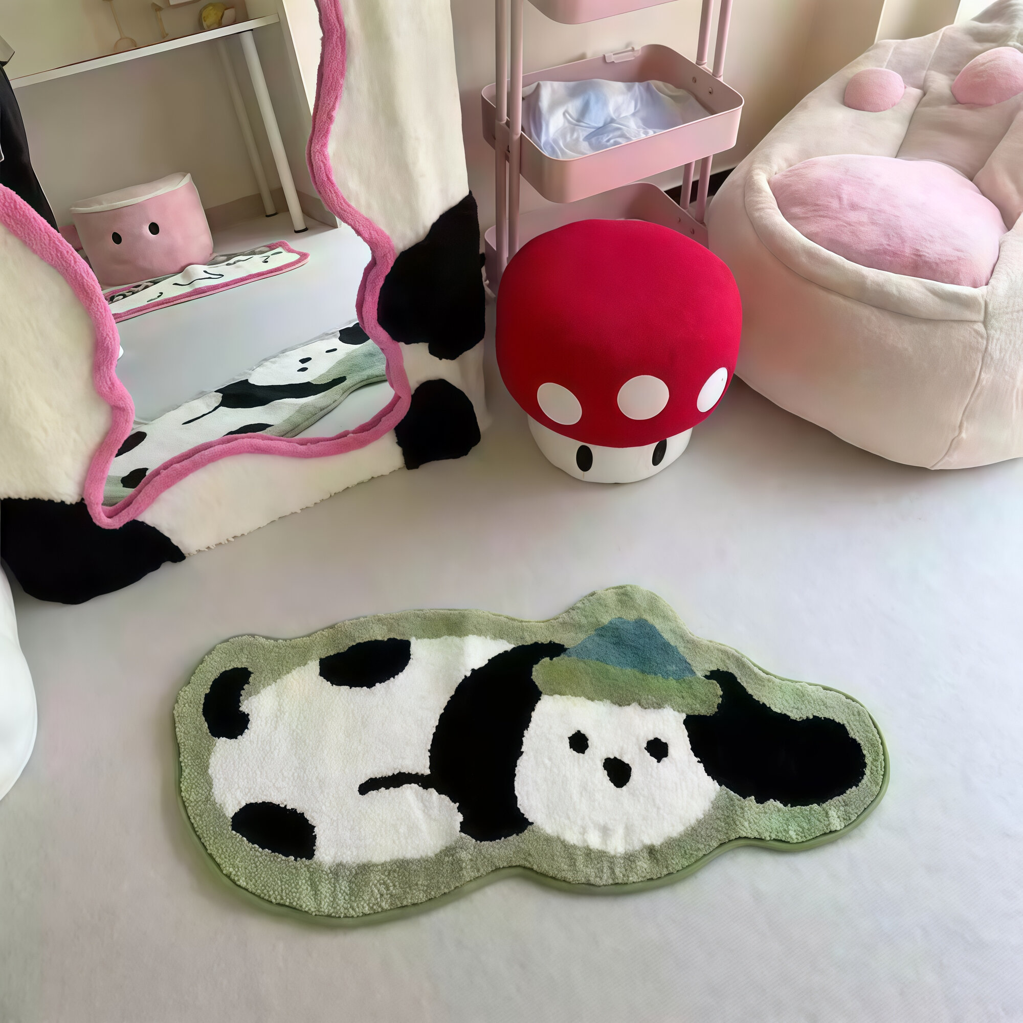 Коврик для ванной Nova Home Textile, нескользящая поверхность, 45 см x 70 см