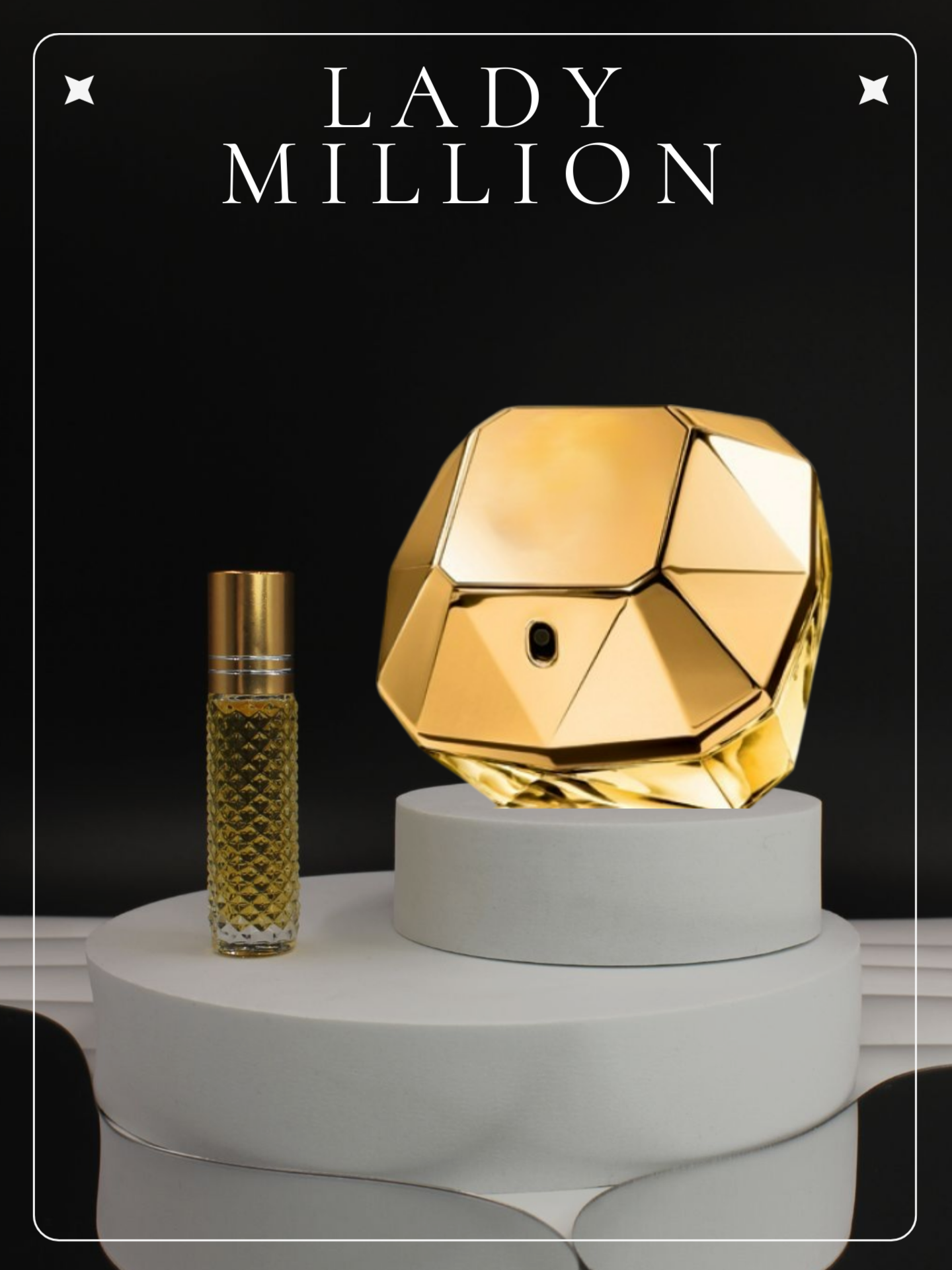 Perfum Secrets; Духи масляные Lady Million; Леди Миллион роллер 8 мл