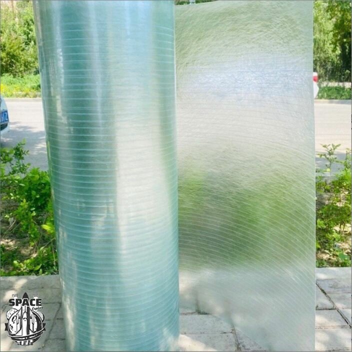 1,2 мм одинарный лист стекловолокна для крыш и заборов, пластиковый прозрачный, навес для крыльца, водонепроницаемый, синий