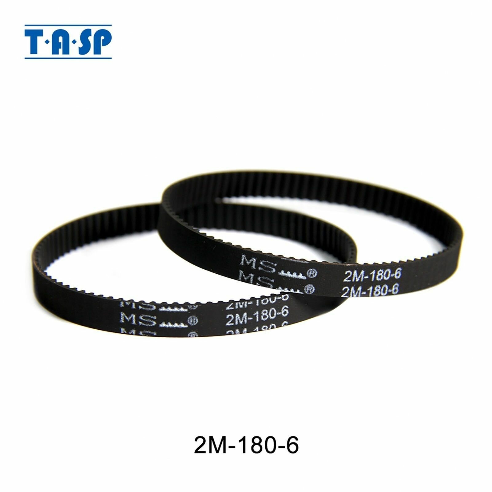 TASP Ремни привода для пылесосов 2M-180-6/90 зубы, резиновый , 2 шт.
