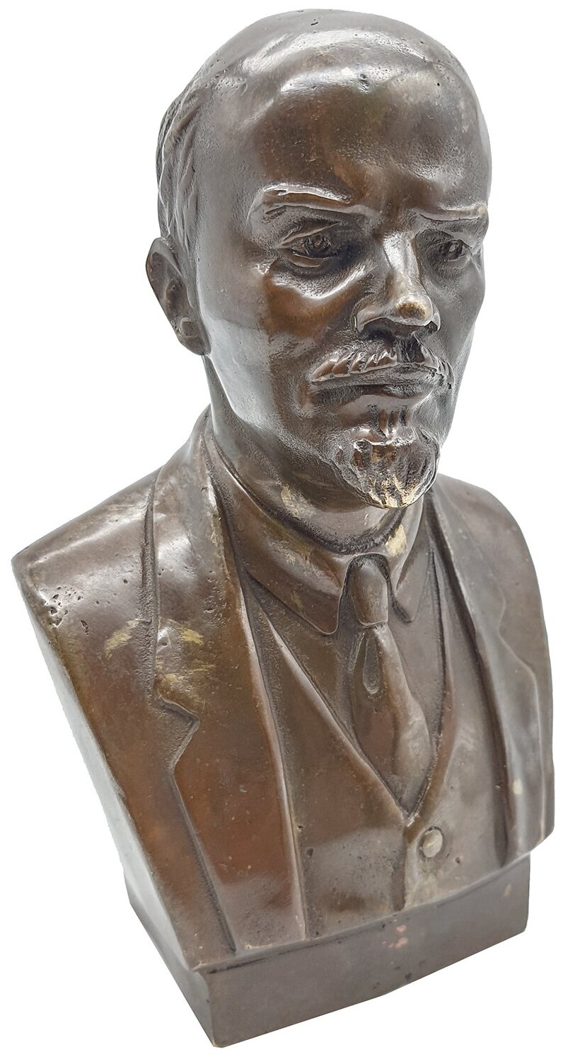 Бюст Ленин В. И. бронза 18 см