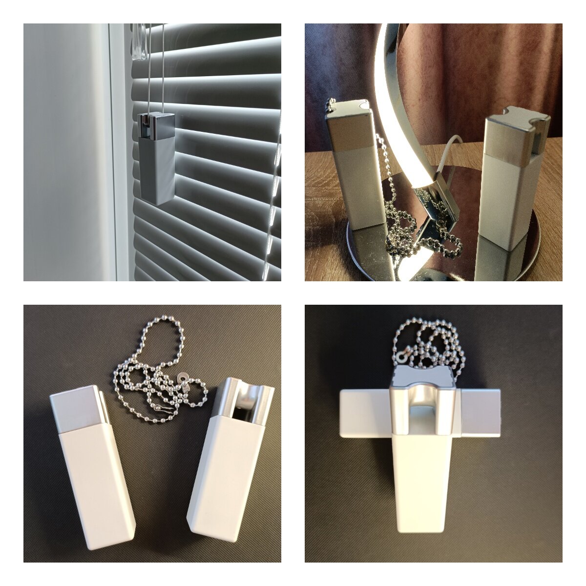 Утяжелитель - отвес декоративный белый (дизайнерский грузик) 2 шт