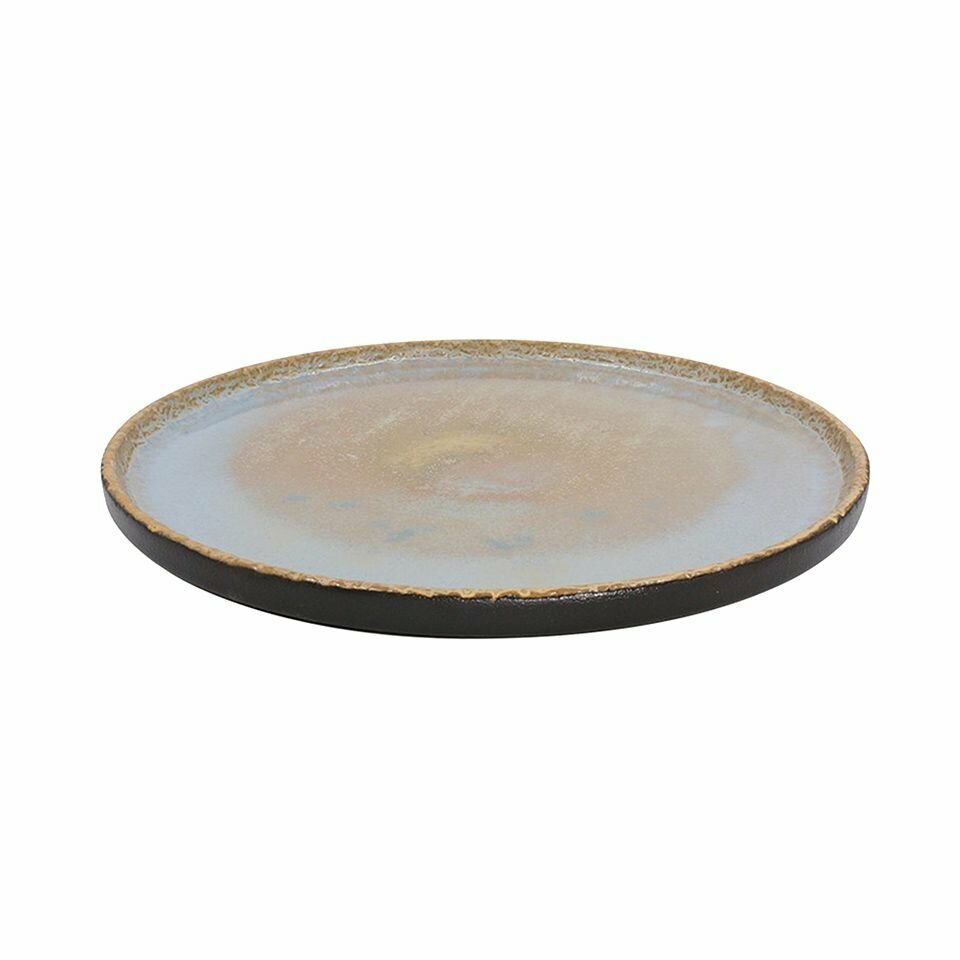 Тарелка ROOMERS TABLEWARE Rock, 28.5 см, каменная керамика, цвет коричневый (L9421-ST-IVES-B(BS-BLACK))