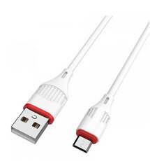 Кабель Enjoy charging cable BX17, Micro-USB Type-B, белый, 1 м, пластик