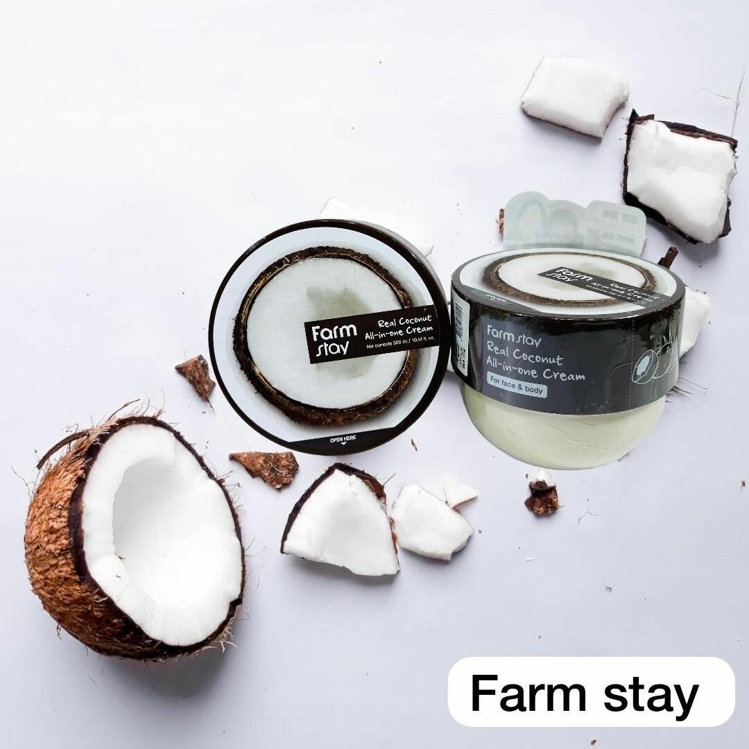 Крем для кожи Real Coconut All-In-One Cream 300мл.