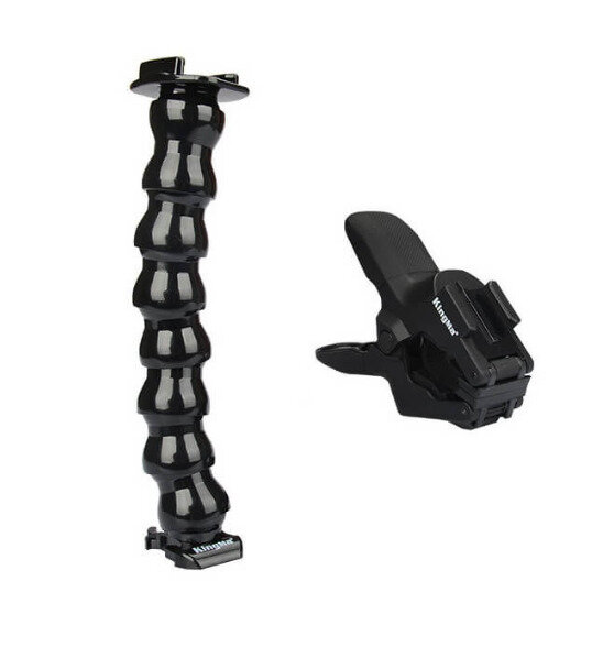 Прищепка челюсти Kingma + гибкий удлиннитель Flex Clamp Mount