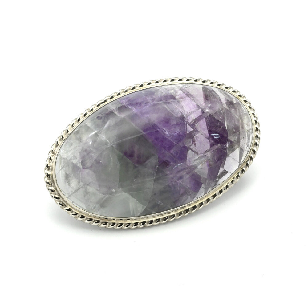 Брошь, флюорит