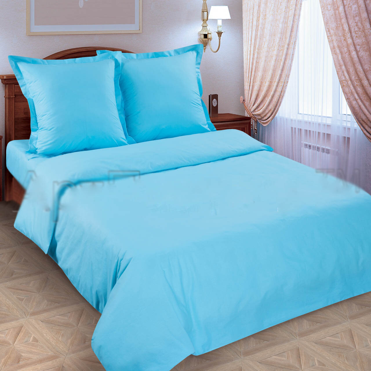 Наволочки Радуга Лагуна 50х70 Поплин АртПостель -