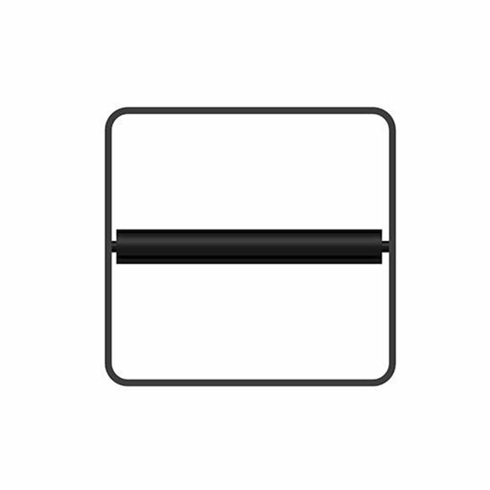 Держатель туалетной бумаги Bertocci Fly 149 1503 0800, цвет: черный матовый