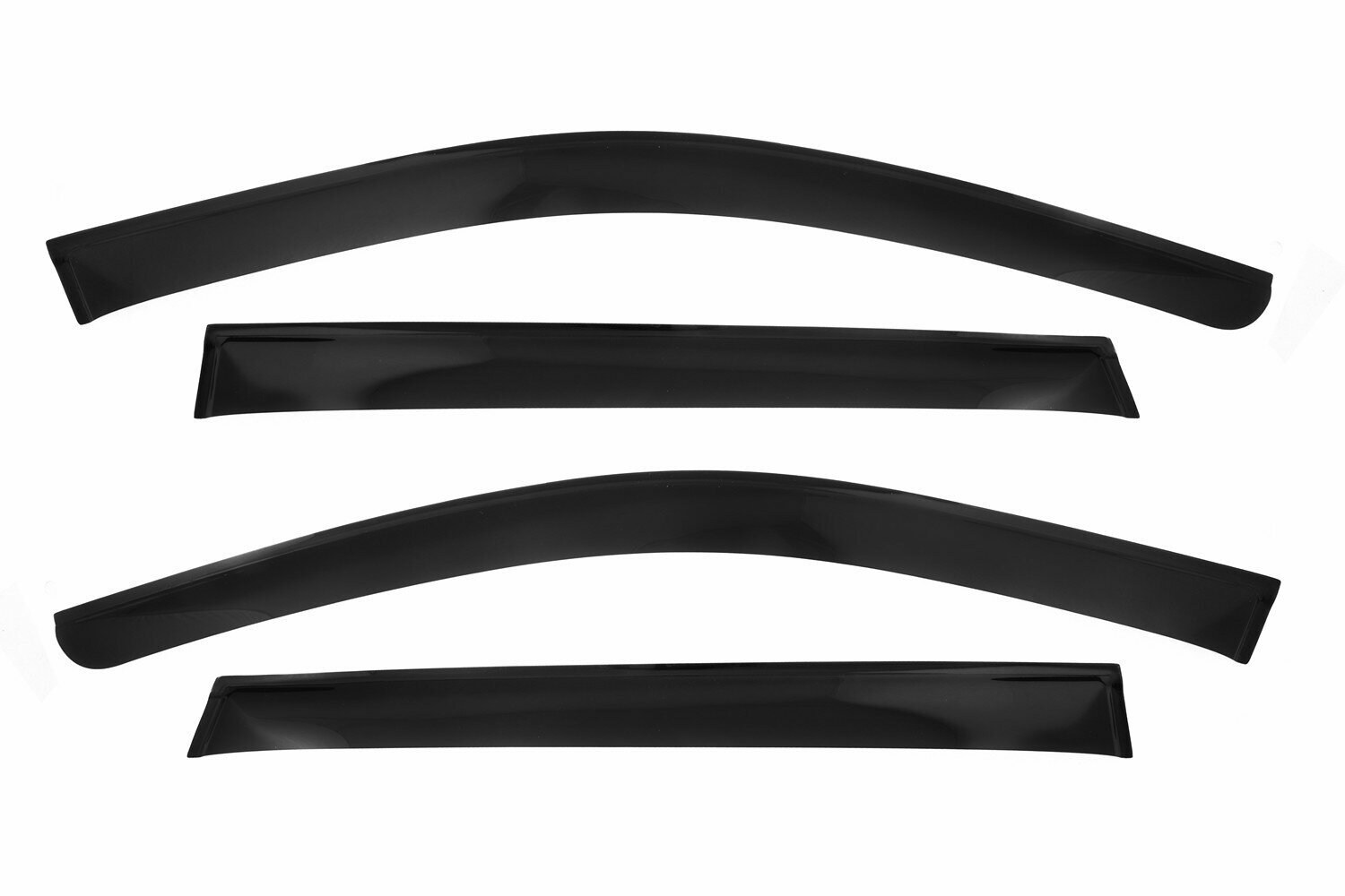 Дефлектор окон, накладной скотч 3М, 4 шт, для HAVAL M6 2023-, внедорожник 5 дв. / Хавал М6