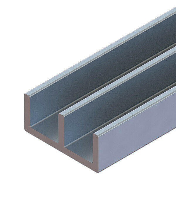 Профиль алюминиевый Ш-образный 1,2х15,6х6,8х1000 мм Ш265х1А/1190