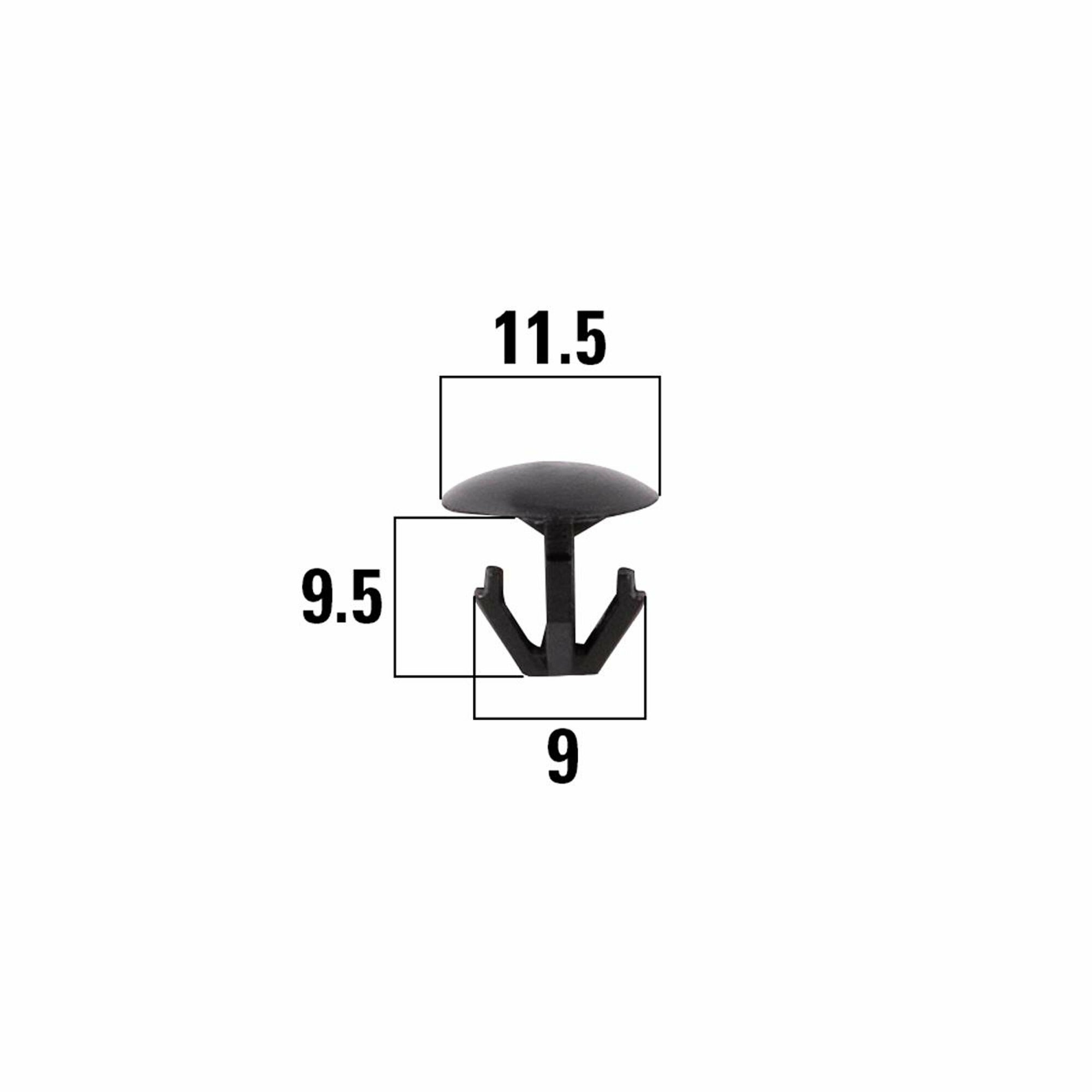 Клипса автомобильная KRAFT для а/м Honda Civic Hybrid