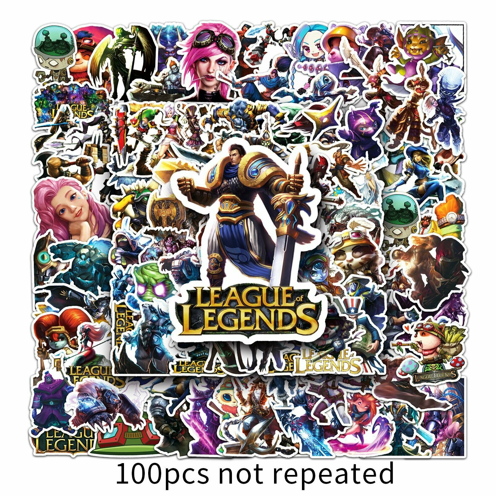 Наклейка "League of Legends", 100 шт