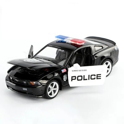 1:32 литой автомобиль 2006 Ford Shelby Mustang GT350 полицейская модель 911 литые игрушечные модели машин