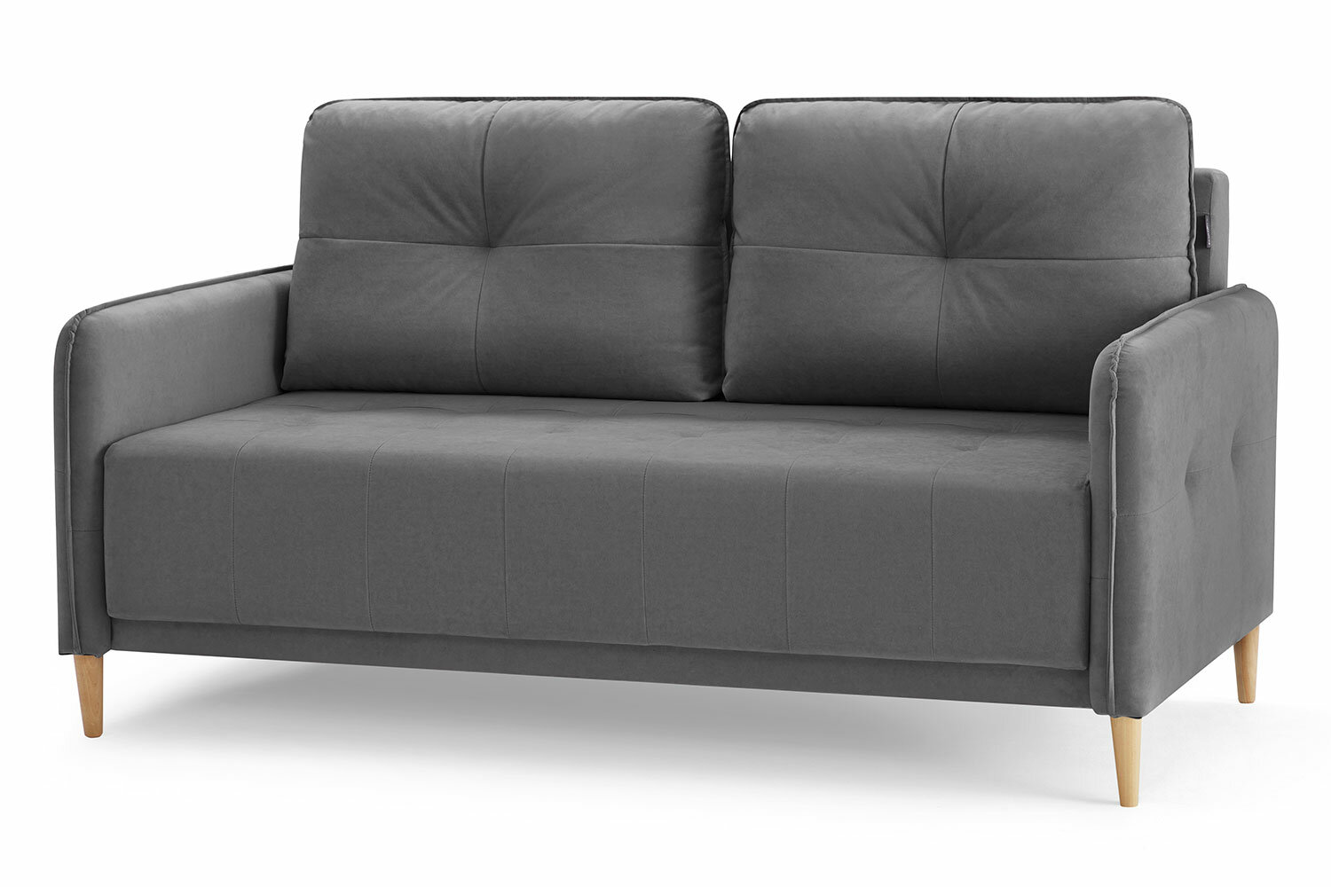 Диван-кровать SCANDICA Маркус мини прямой, 160х93х98 см, еврокнижка, цвет серый