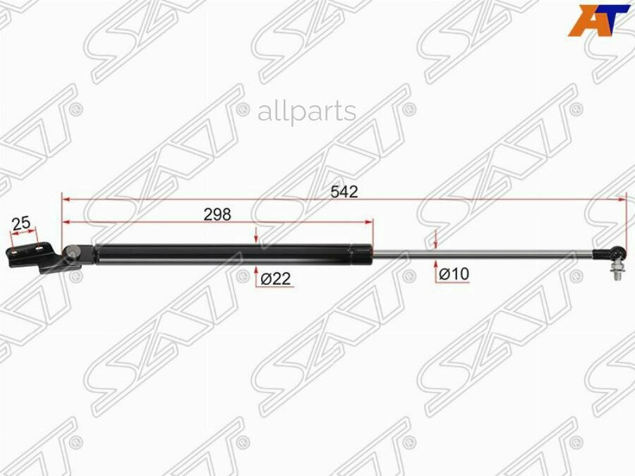 SAT ST-63269SC000 Амортизатор крышки багажника Subaru Forester 07-19 (Справа)