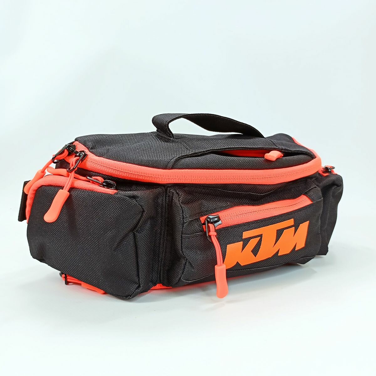 Мотосумка KTM черная / Сумка на пояс эндуро КТМ