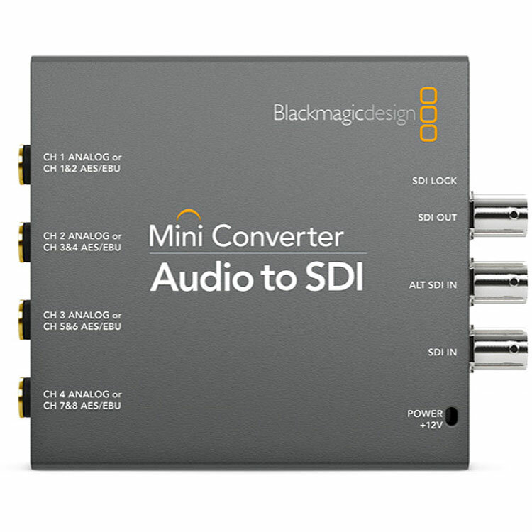 Blackmagic Mini converter Audio to SDI