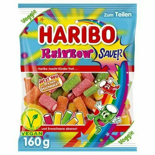 Жевательный мармелад Haribo Rainbow Fizz, 160 г