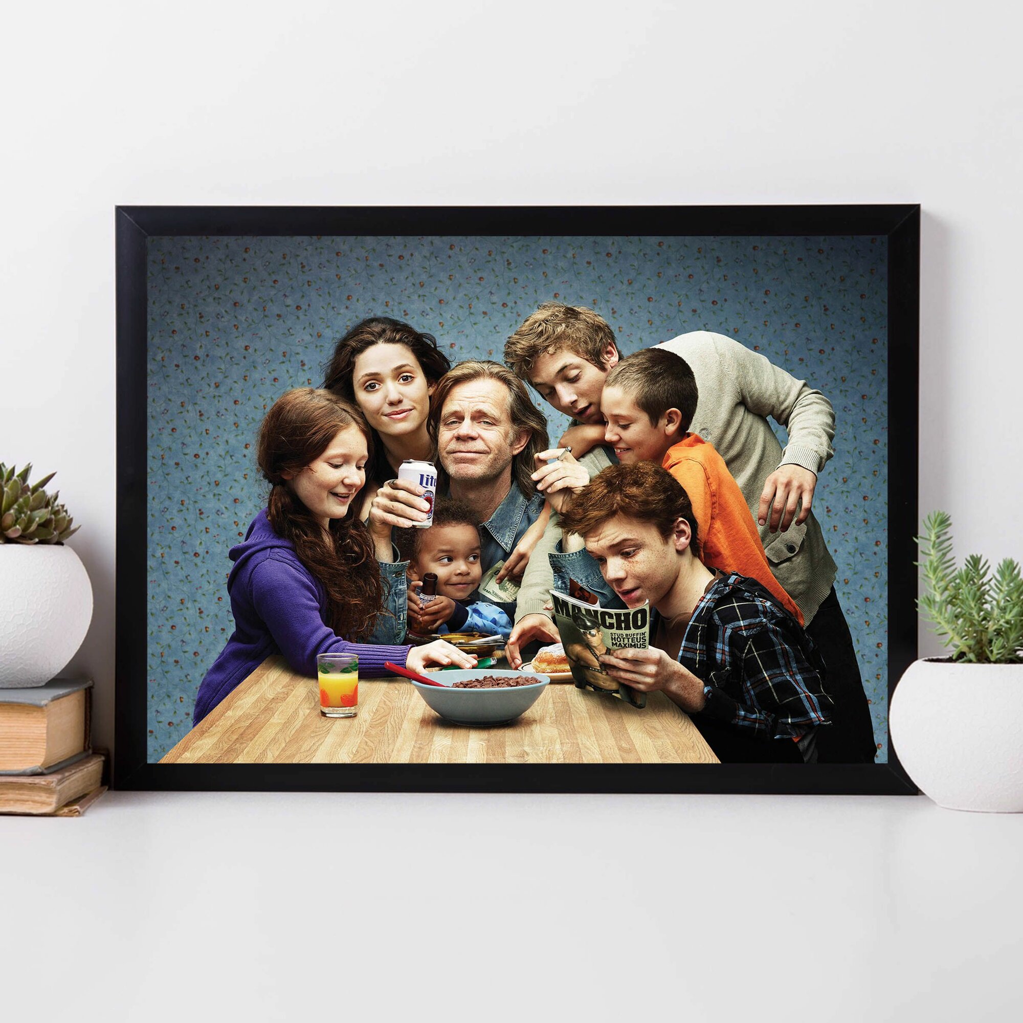 Киноплакат Бесстыжие Галлагеры (Shameless) 1 шт без рамы, размер 40 х 50 см