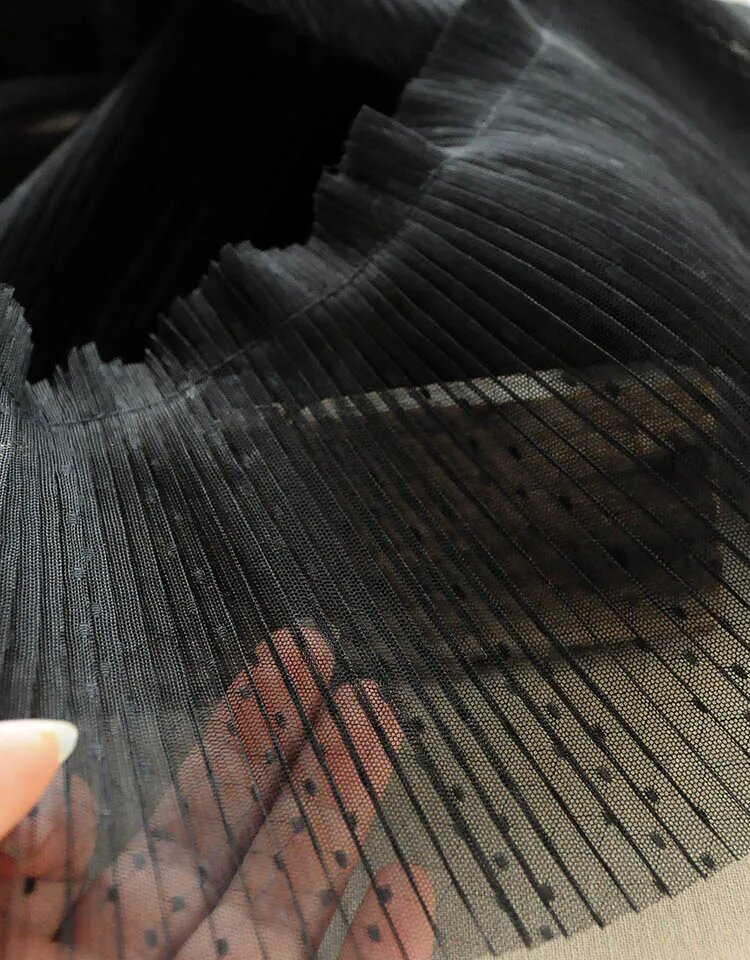 Трехмерное кружево из спандекса/нейлона 15 см Черный, black