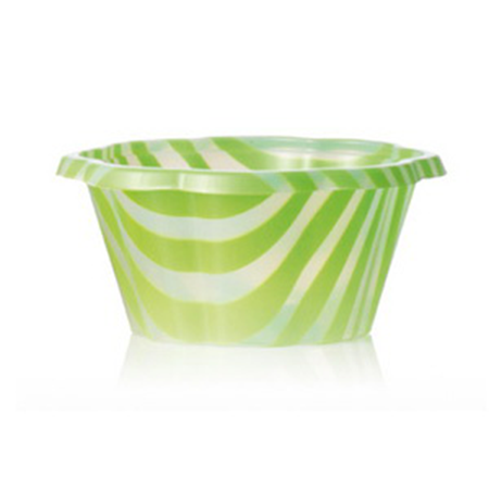 Креманка бело-зеленая Джой микс Joy mix Alcas, 130 мл. (Набор из 32 шт.)