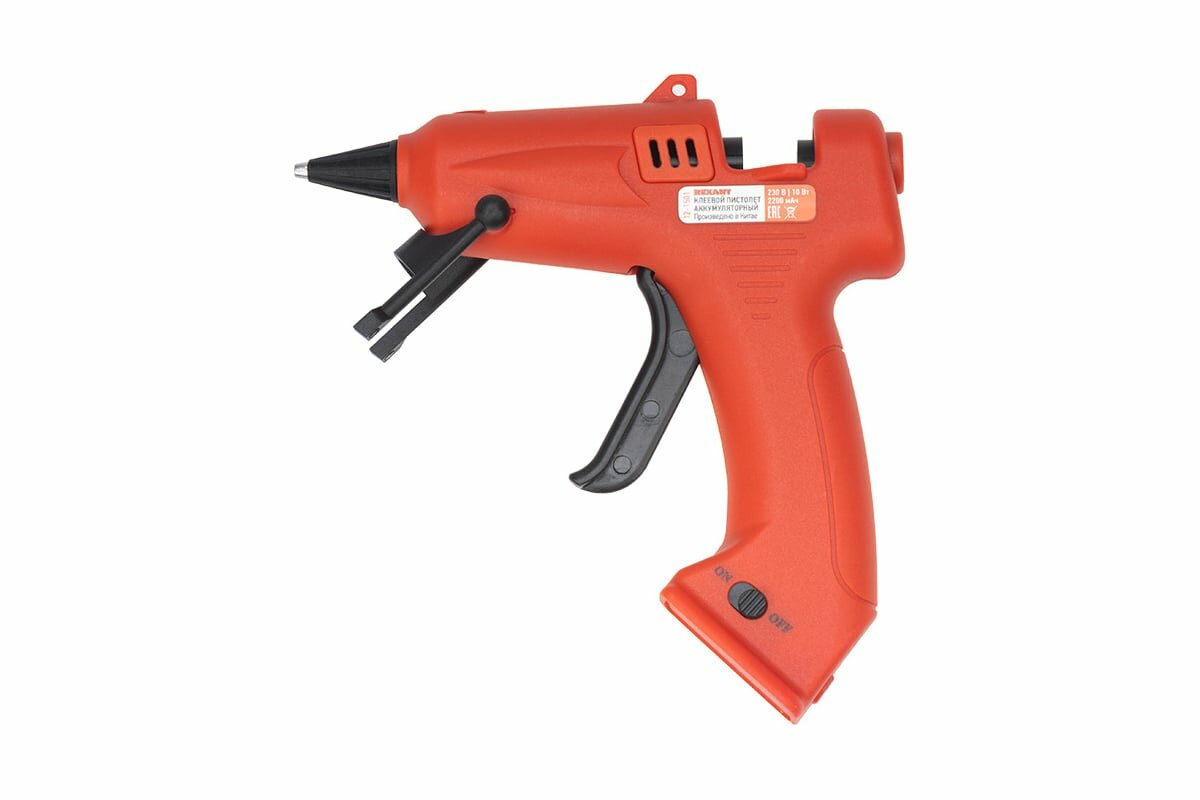 REXANT пистолет клеевой эксперт аккумуляторный, 10 Вт, d7 мм, блистер 12-1501