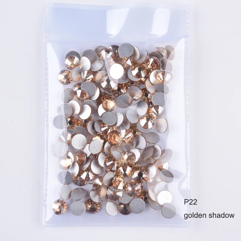 Oleeya Стразы SS40 стеклянные 144 шт Коричневый, p22 golden shadow