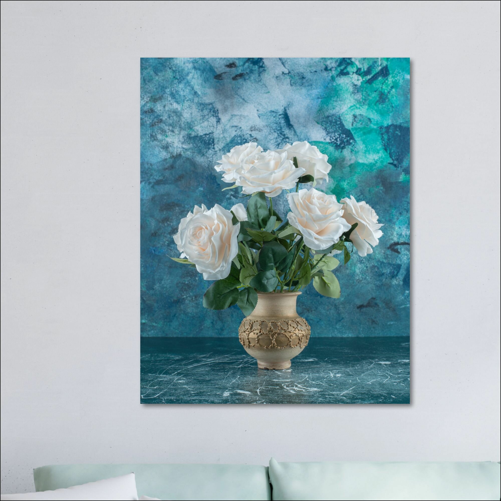 Картина на стену "Утренние цветы" 50х70см 1шт.