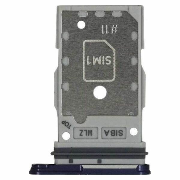 Держатель SIM для Samsung Galaxy S24 Ultra (SM-S928) фиолетовый card holder адаптер переходник лоток слот для СИМ-карты