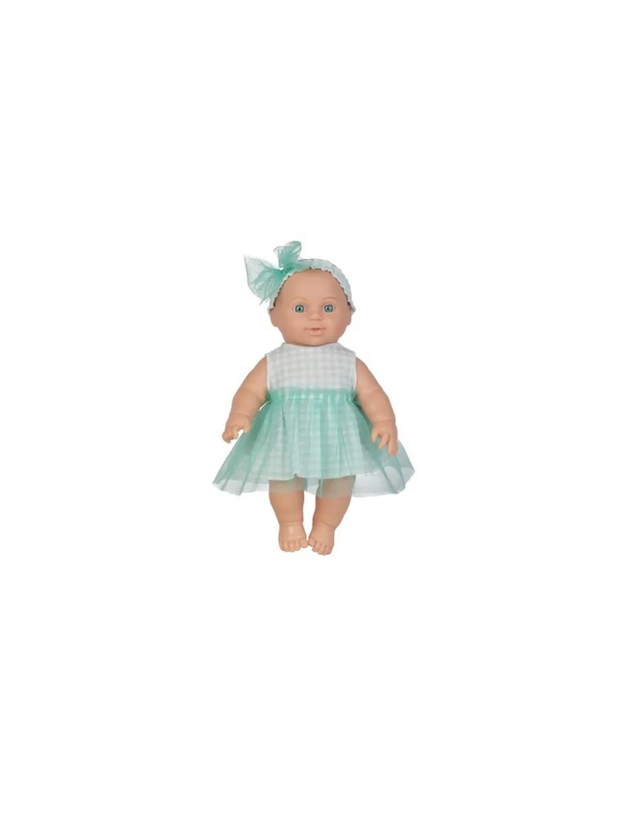1 шт Кукла Весна "Малышка в мятном платье" в/к 37*17*10 см