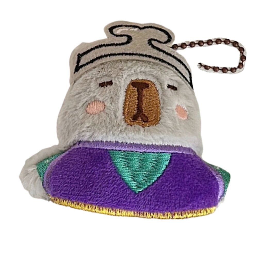 Милая мультяшная капибара, плюшевая игрушка, брелок, подвеска, мягкая подвеска в виде животных для сумок и ключей, мини-детей