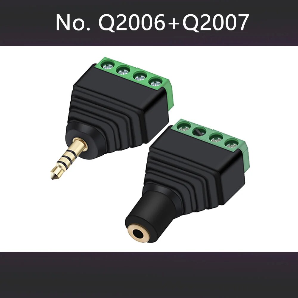 R Q2002+Q2003+Q2006+Q2007 AV Balun 3,5 мм 1xQ2006 1xQ2007