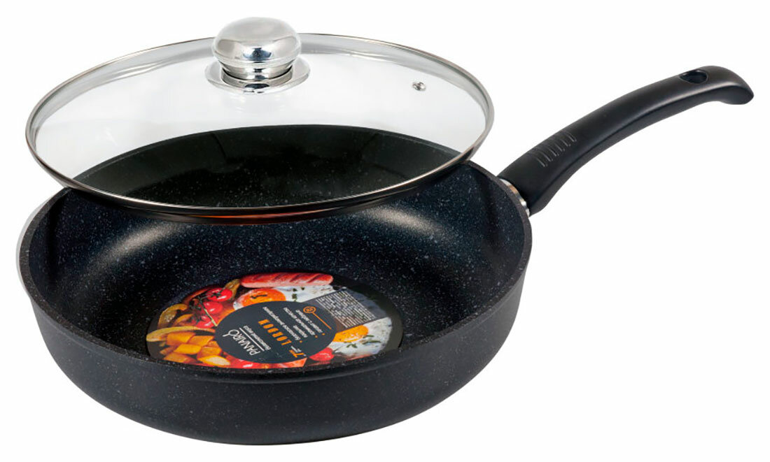 Сковорода c крышкой Panairo Lordom, 26 см (LO-26-G)