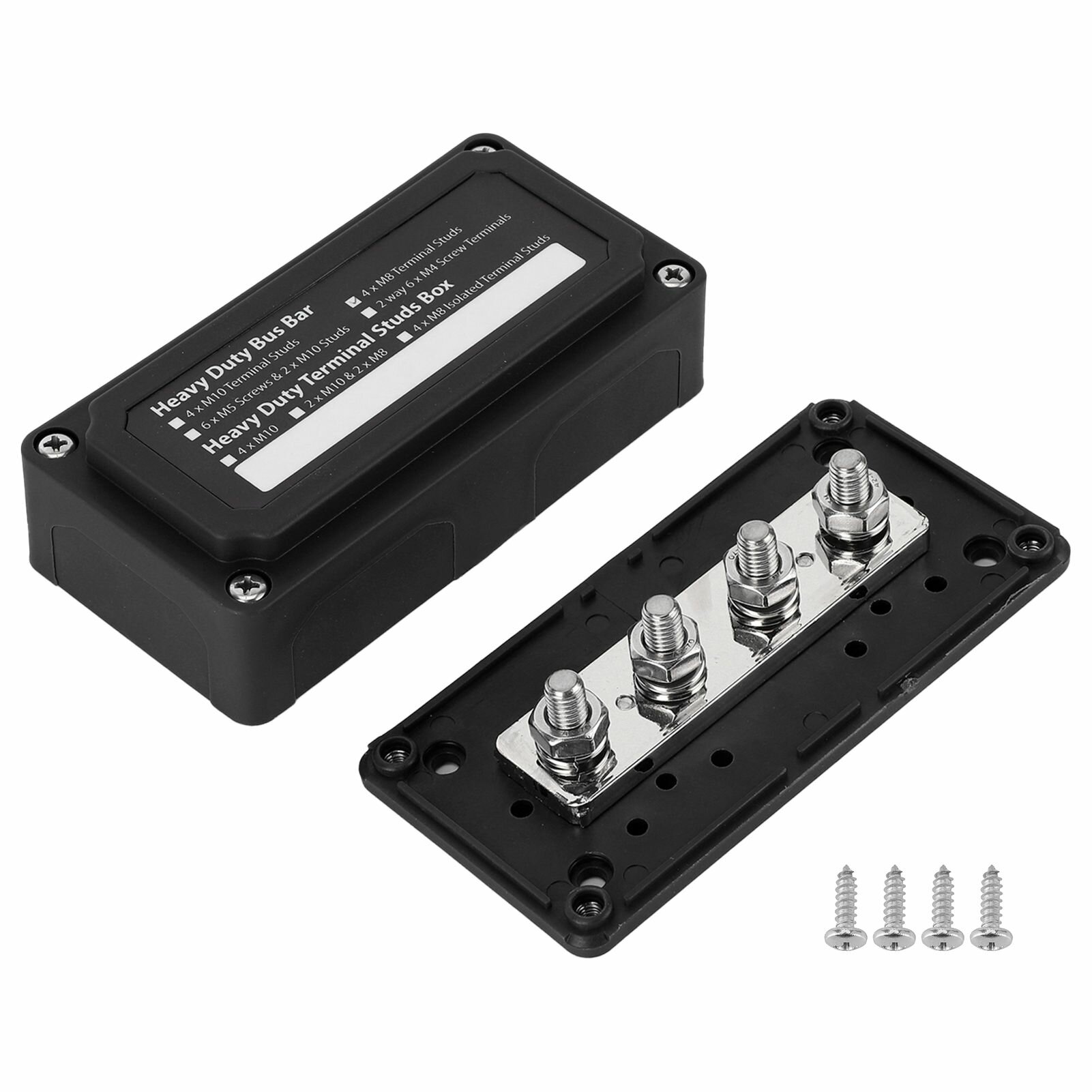 Распределительная коробка 300A 48V DC с 4 шпильками