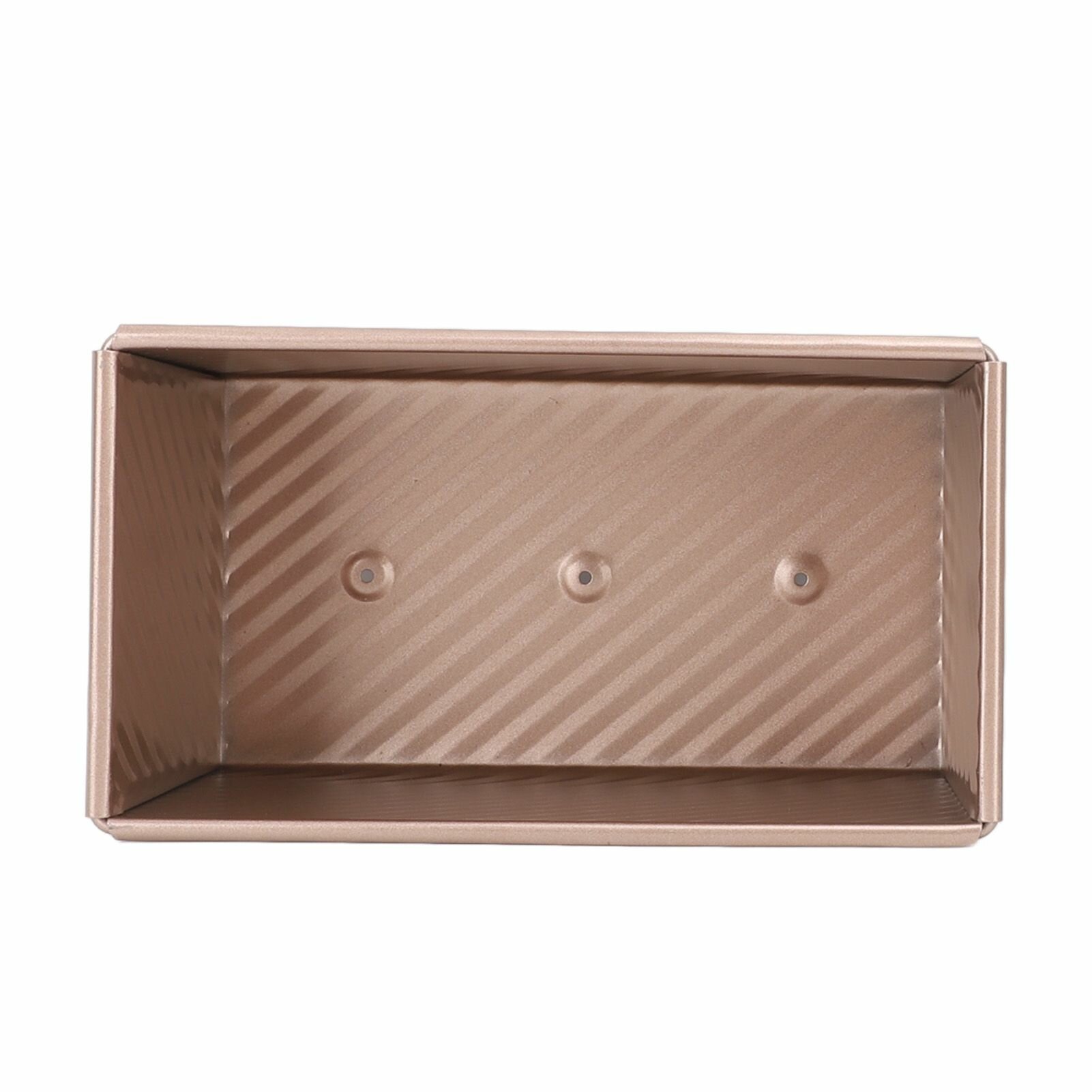 Сковорода с антипригарным покрытием, формы для выпечки хлеба, углеродистая сталь, гофрированная коробка для тостов для хлеба, золото без крышки