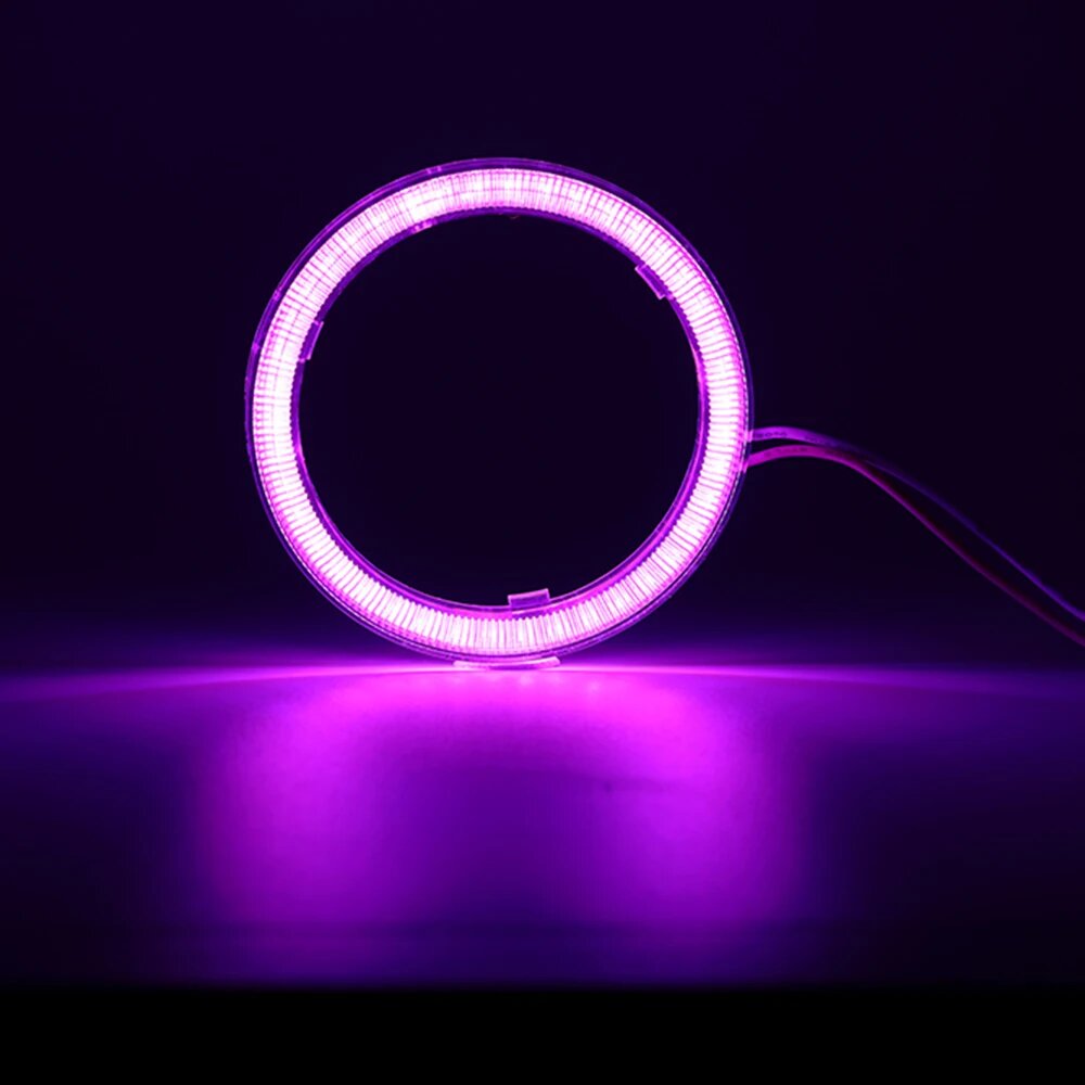 Светодиодный ангельские глазки Белый Красный Синий Желтый Moto Halo Ring Light 110mm, 1PCS Pink