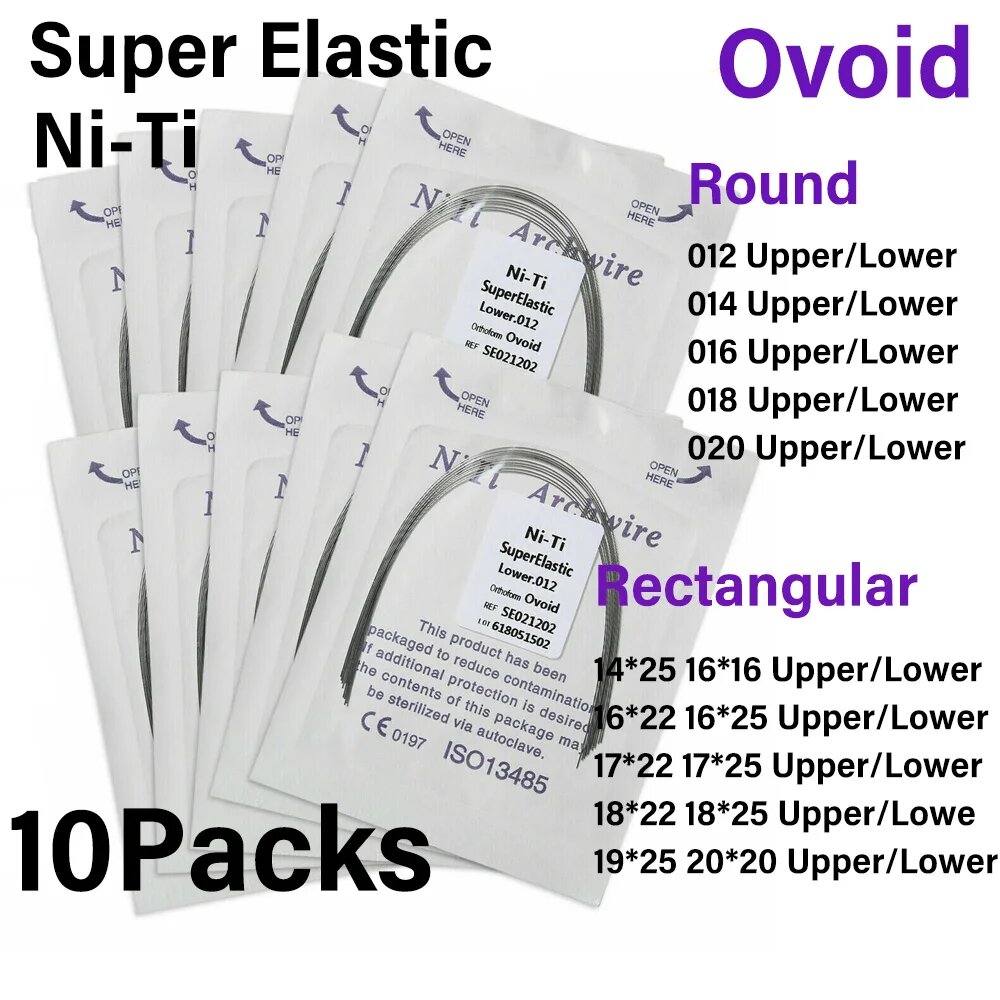 Стоматологические брекеты, цвет 10Packs 016 Lower