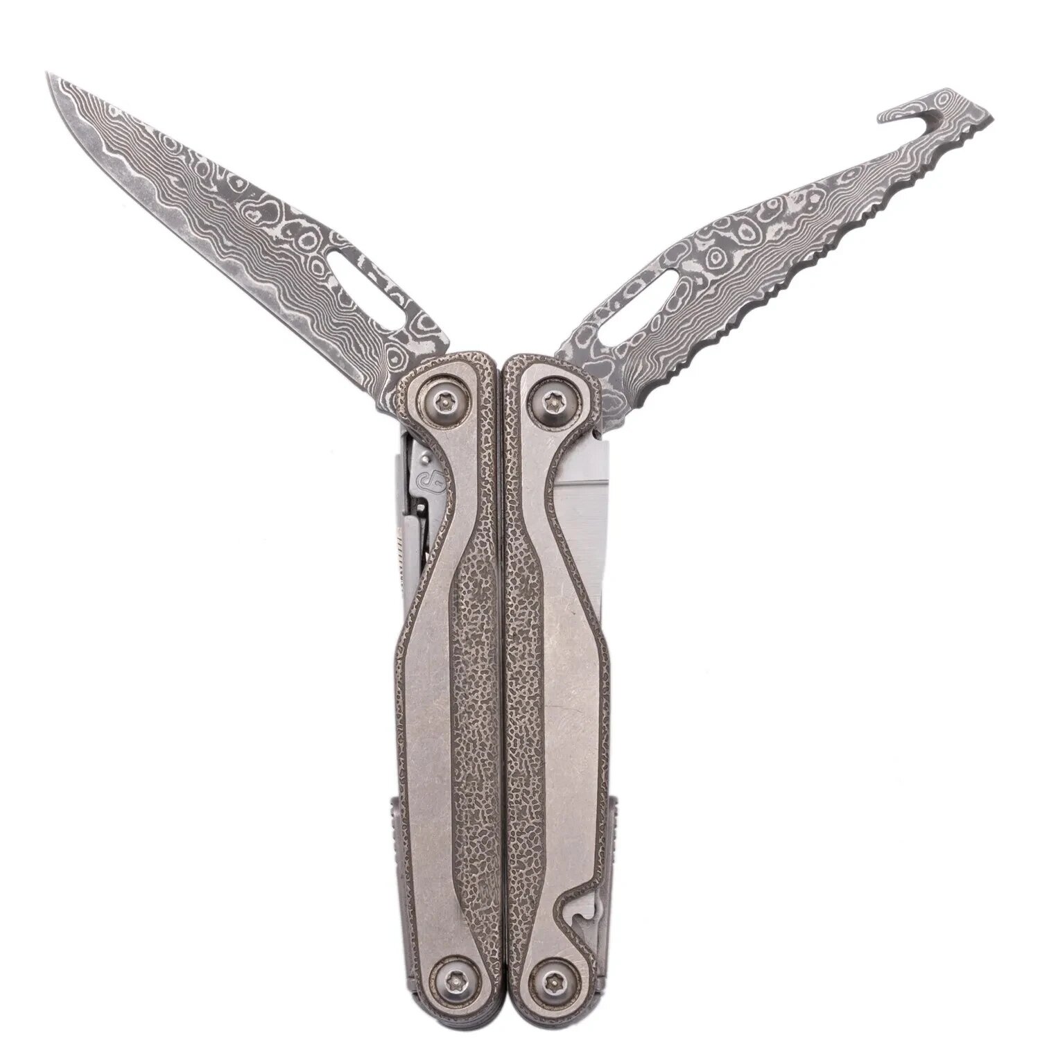 Нож из дамасской стали VG10 для Leatherman TTI Wave Signal all of them