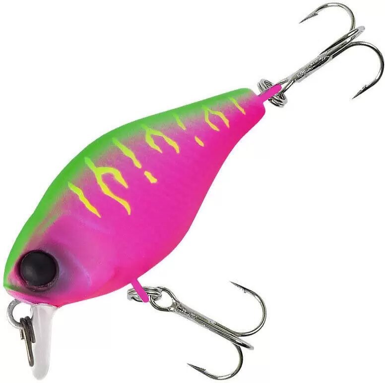 Воблер для рыбалки Jackall CHUBBY 38 SILENT # Mat Tiger, 38.0 мм, 4.0 г, заглубление 0.5-1.0 м