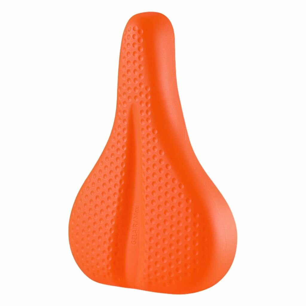 Велосипедное седло, Силиконовое велосипедное седло - оранжевое