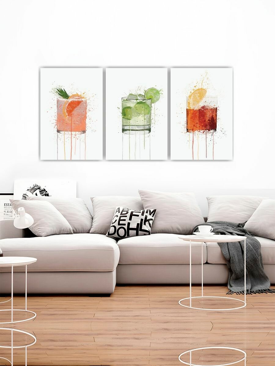 Картина на стену для интерьера от бренда Pechat Vip из категории Триптих 40х50 см.