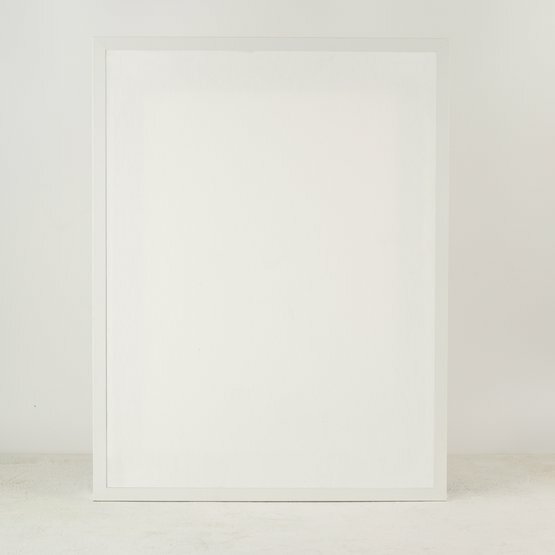 Холст на подрамнике с рамой "Langer" 30х40 см, 280 г/м2, 100% хлопок, акриловый грунт, мелкое зерно, цвет рамы - белый