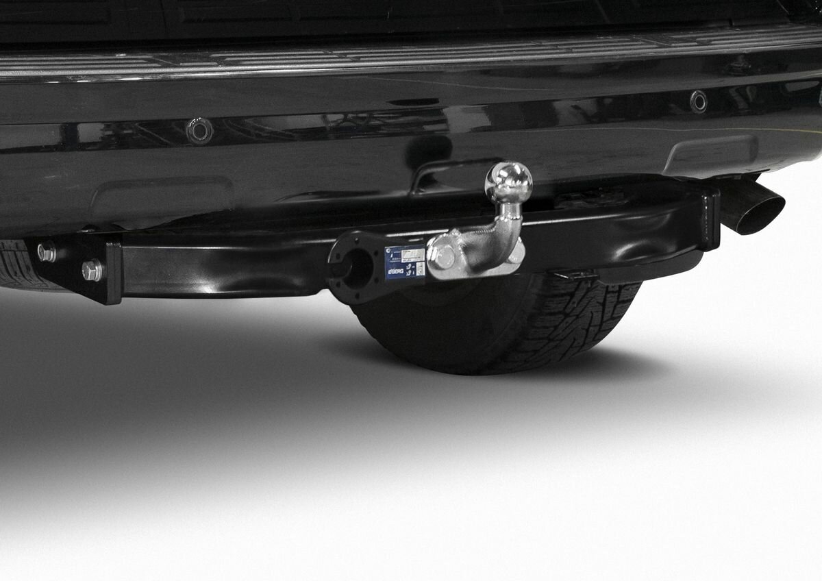 Фаркоп торцевой c электрикой Smart для Toyota Land Cruiser Prado 120 (кроме Black Onyx) 2002-2009, шар F, 1500/75 кг, F.5714.001
